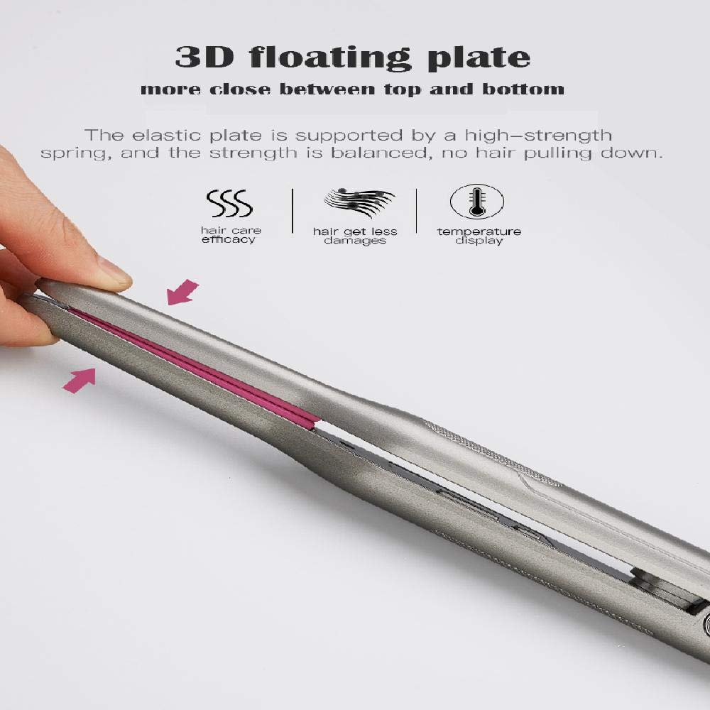 Mini Straightener for Short Hair, 7mm/0.3inch Ultra-Thin Ceramic Plate ...